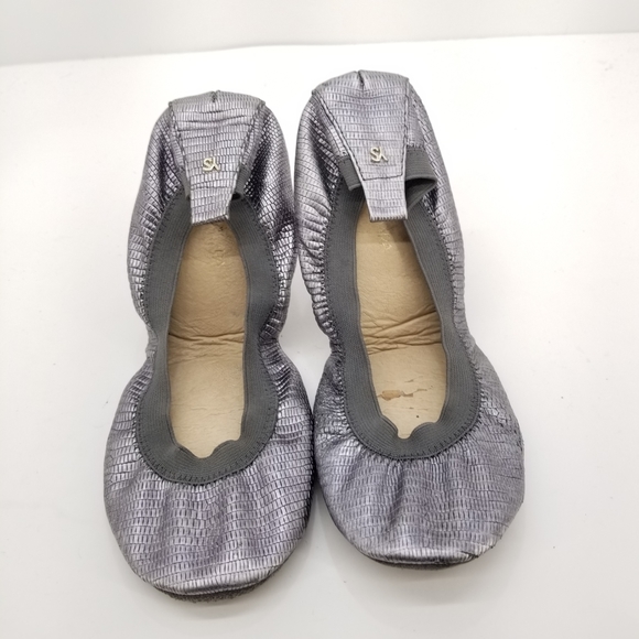 Yosi Samra | Shoes | B58 Yosi Samra Ballet Samara Flats Sz9 Silver ...